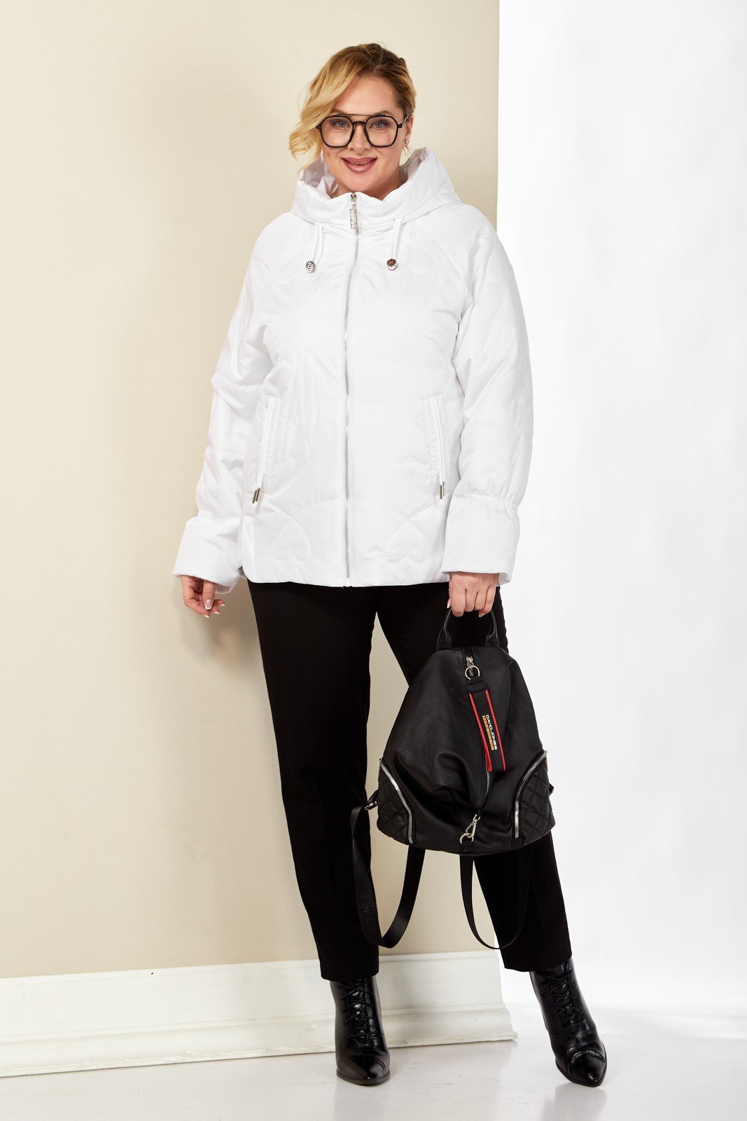 Куртка 2185 белый Shetti купить в интернет магазине | в наличии